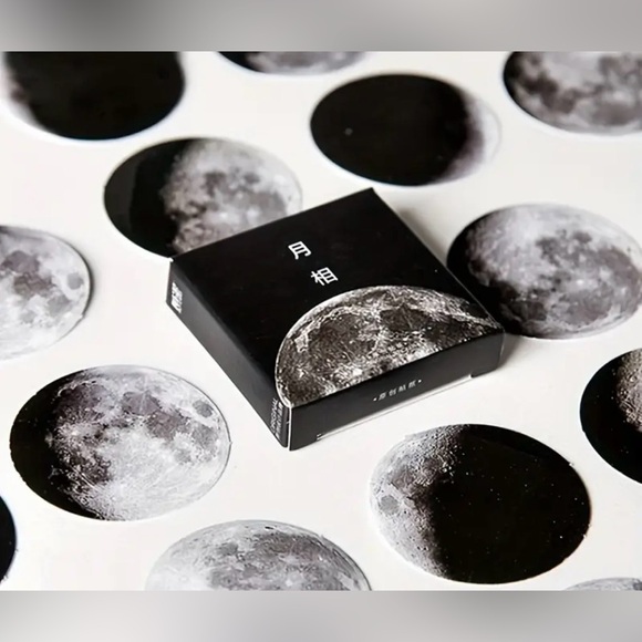 Art | Nwt 1 Box Of Moon Phase Stickers | Poshmark